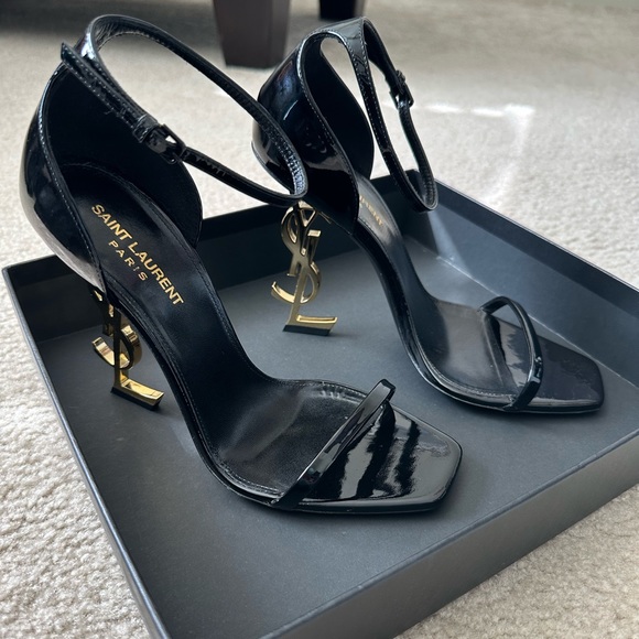 Yves Saint Laurent | Shoes | Ysl Opyum Sandls In Patent Leather | Poshmark